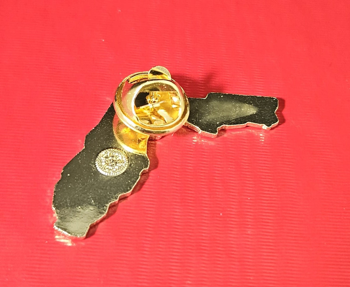 Florida Shaped Lapel Pin – Florida's History Shop